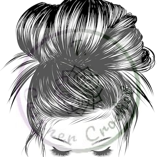 Printable Messy Bun Display for Earwarmer Headband - Etsy