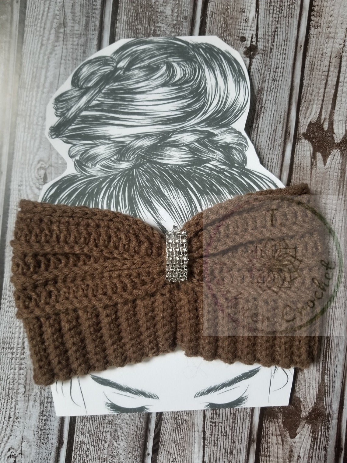 Printable Messy Bun Display for Earwarmer, Headband, Earmuff,etc - Etsy