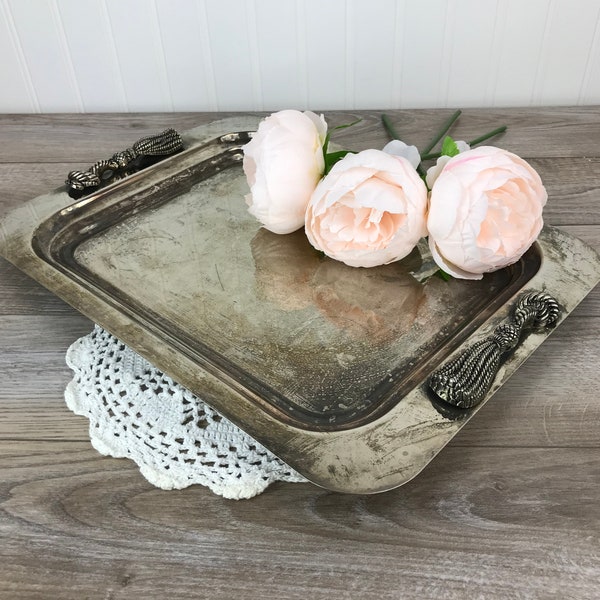 Silver Butler Tray - Etsy