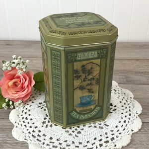 Vintage Ceylon Blend East India Tea Imports, Tea Tin, Small Tin ...