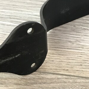 Vintage Barn Door Handle, Distressed Black Metal Decorative Door Handle ...