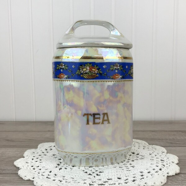 Lusterware Jar - Etsy