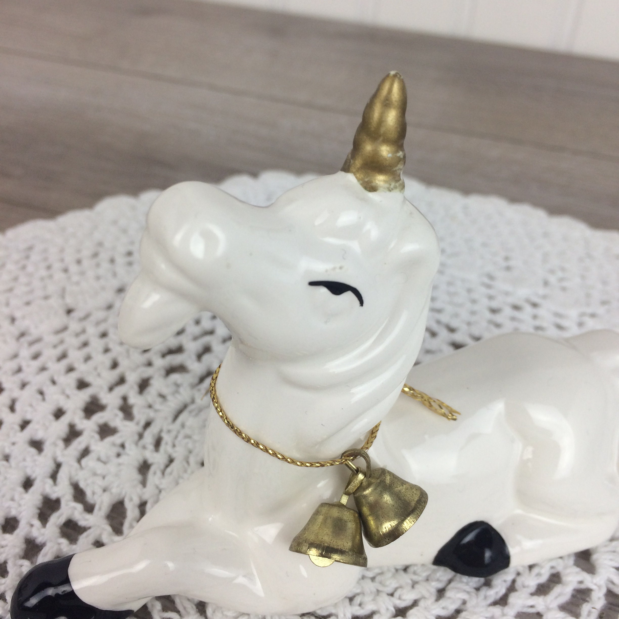 Vintage Unicorn Figurine / Mid Century Hollywood Regency | Etsy