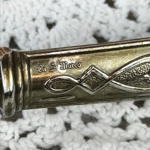 Vintage La S. Marco Italy ARG 1000 Silver Plate Serving Spoon, Large ...