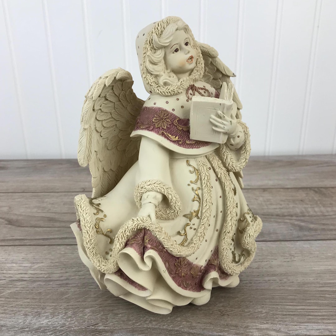 Vintage 2001 Sarah's Angels Singing Angel Christmas Carols Sankyo Music ...