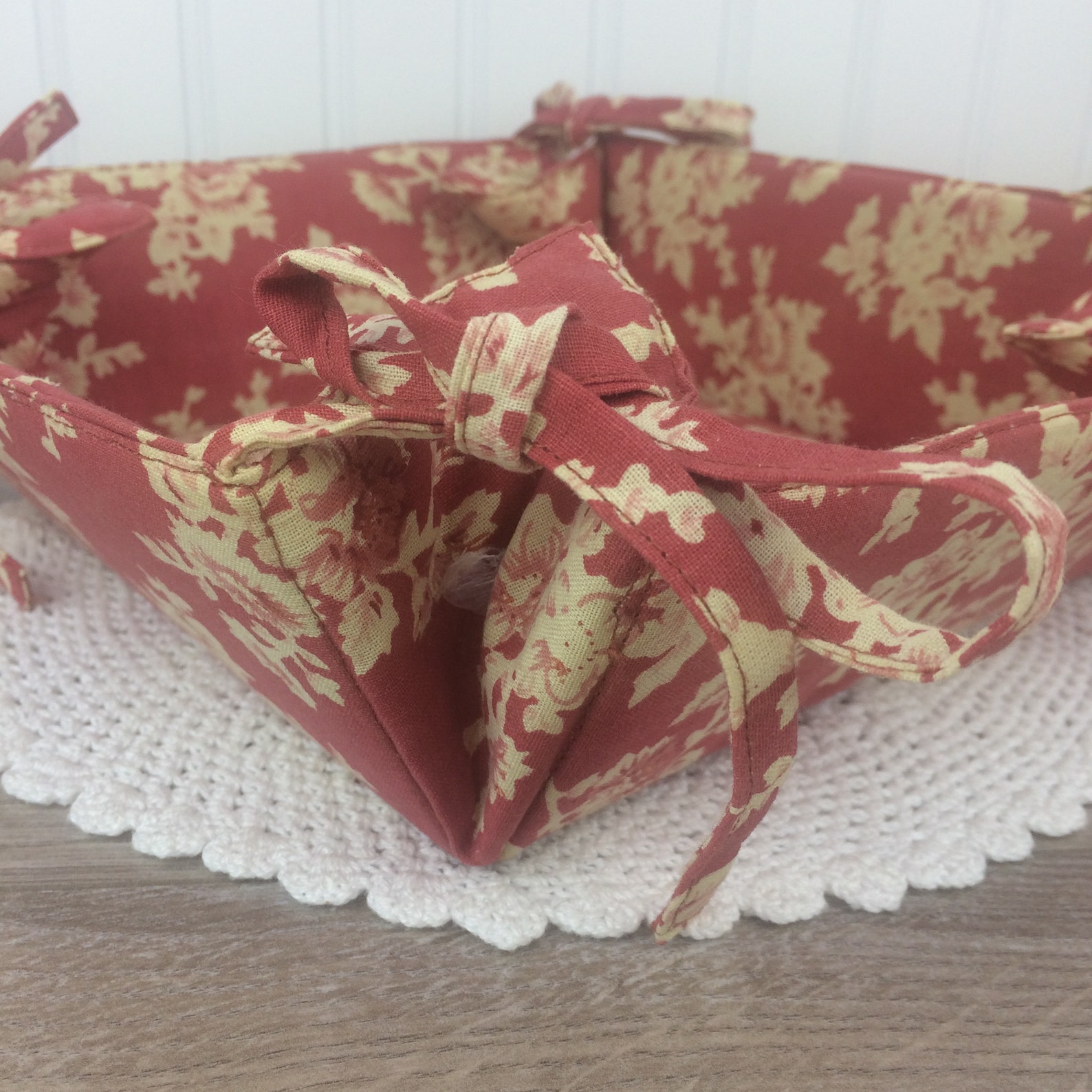 Vintage Collapsible Fabric Basket Fold-able Storage Box in - Etsy