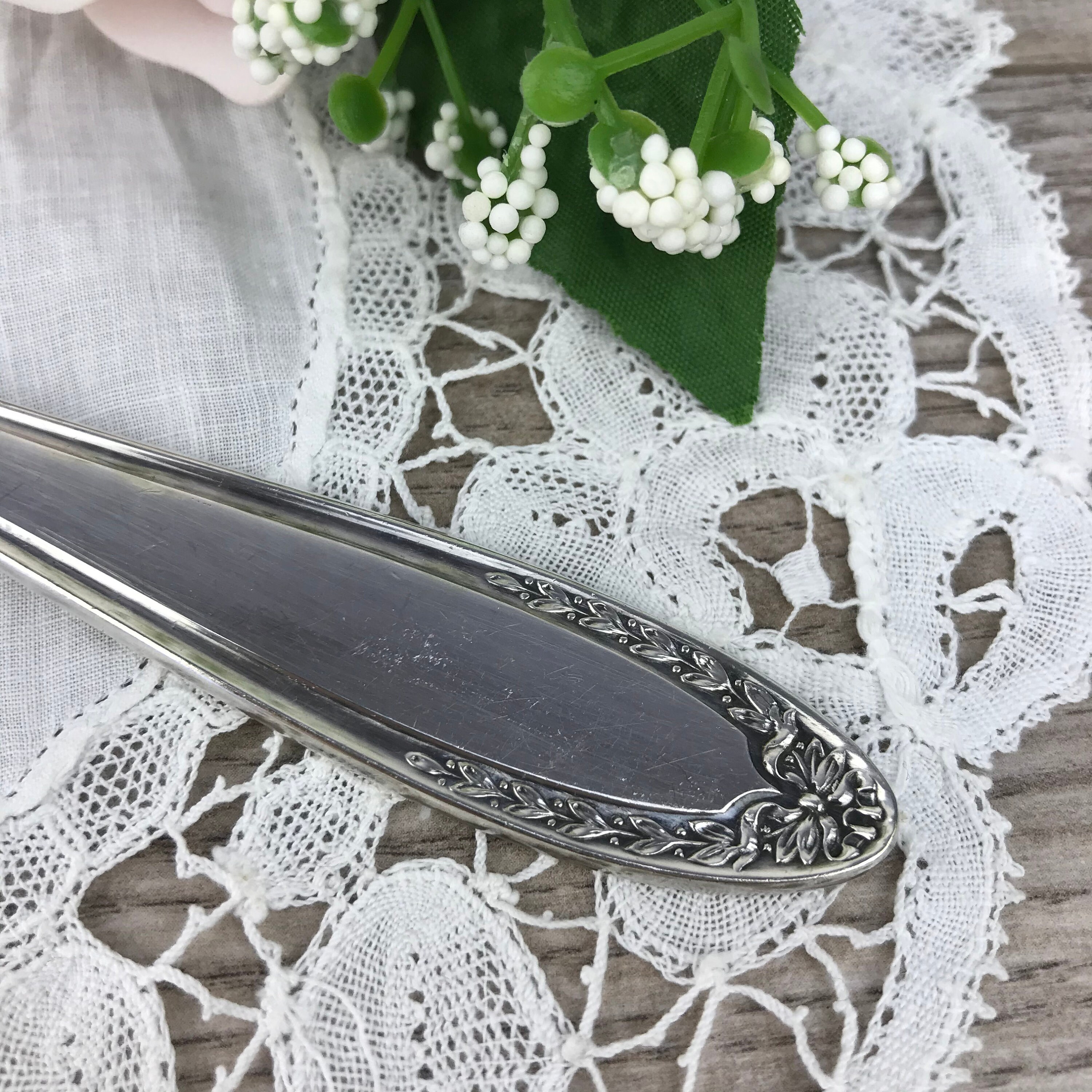 Vintage Oneida Community Par Plate Serving Spoon Large Silver - Etsy