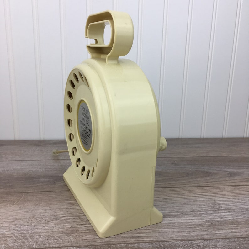 Vintage Telephone Cord Reel W/ Handle Long Phone Line - Etsy