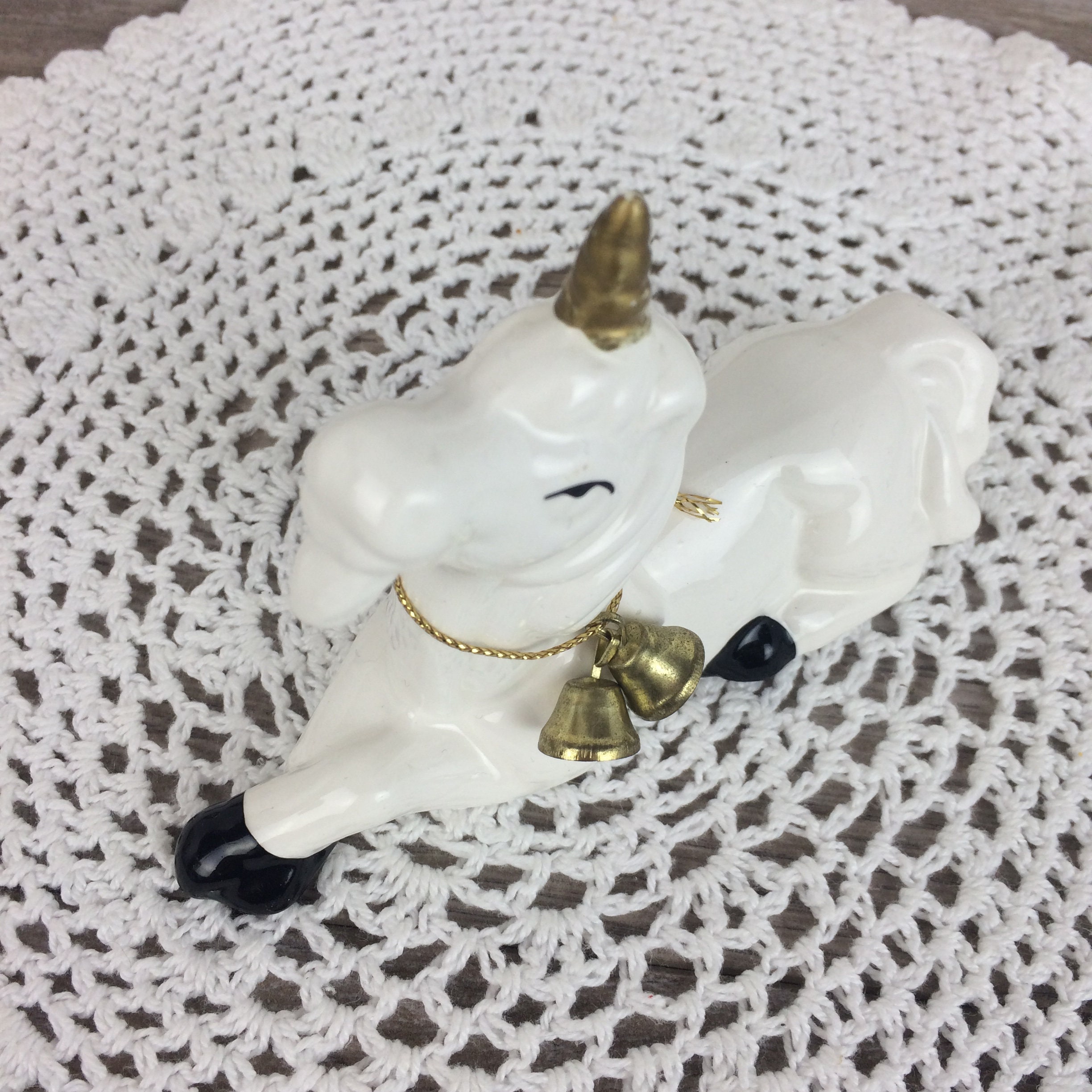 Vintage Unicorn Figurine / Mid Century Hollywood Regency | Etsy