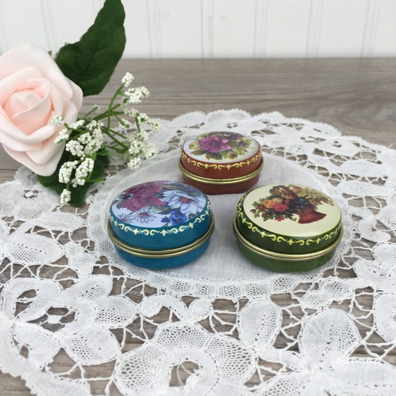 3 vintage pill boxes - Gem