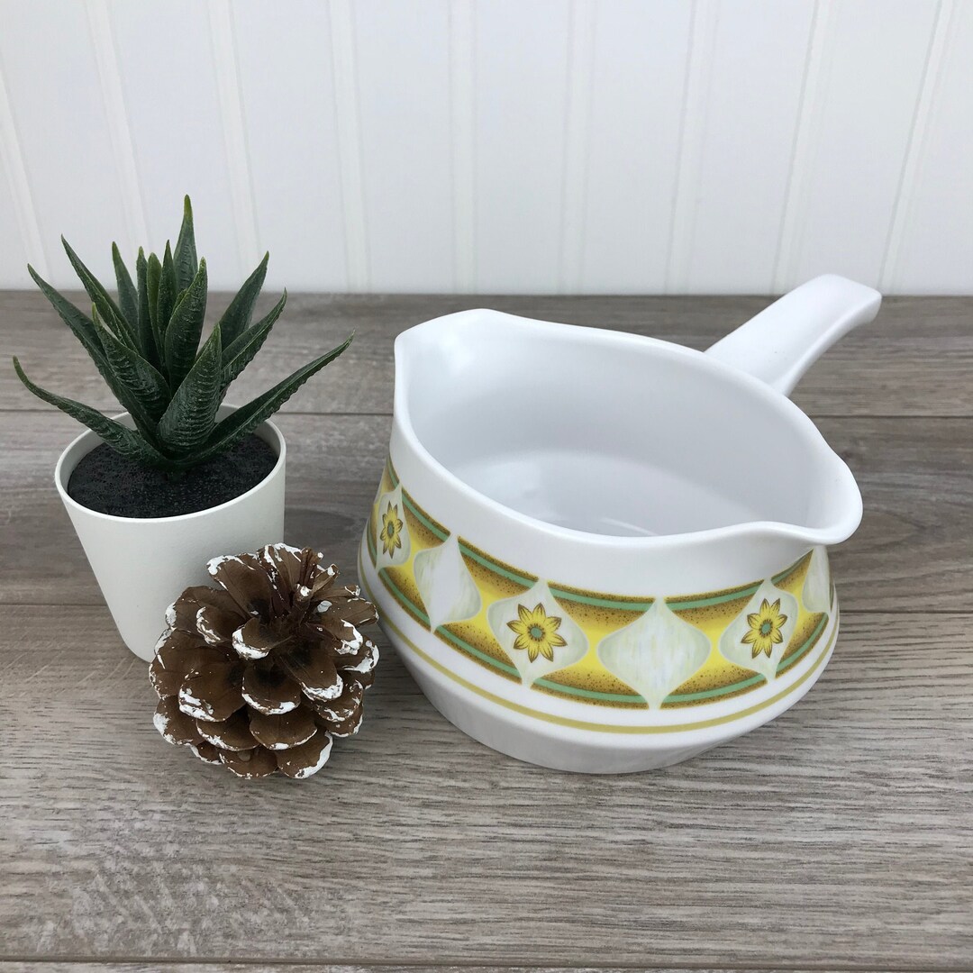 Vintage Noritake Gravy Boat, Noritake Progression Sunglow Pattern ...