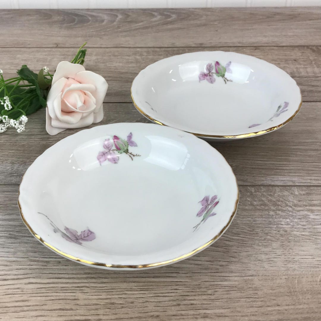 Vintage Rosedale Fine Bohemian China Berry Bowls Set of 2, Made in ...