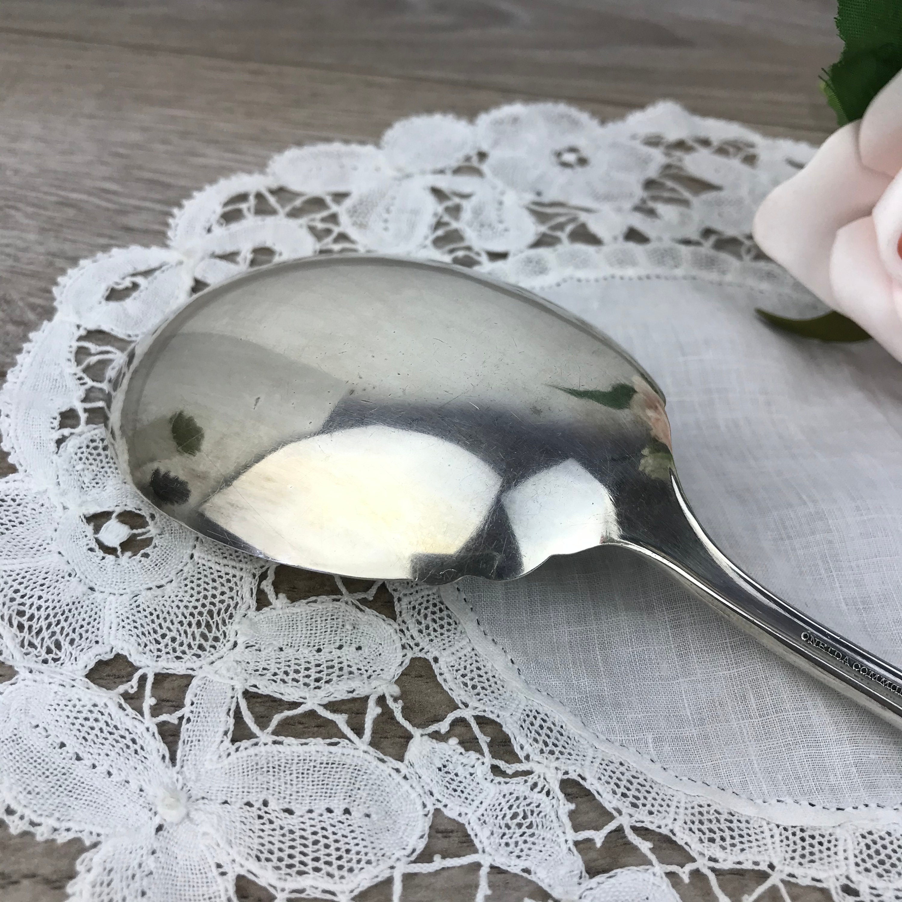 Vintage Oneida Community Par Plate Serving Spoon Large Silver - Etsy