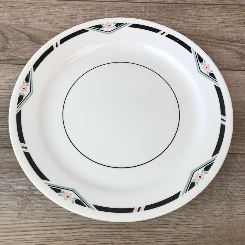 Black and White Geometric Dinnerware - Etsy