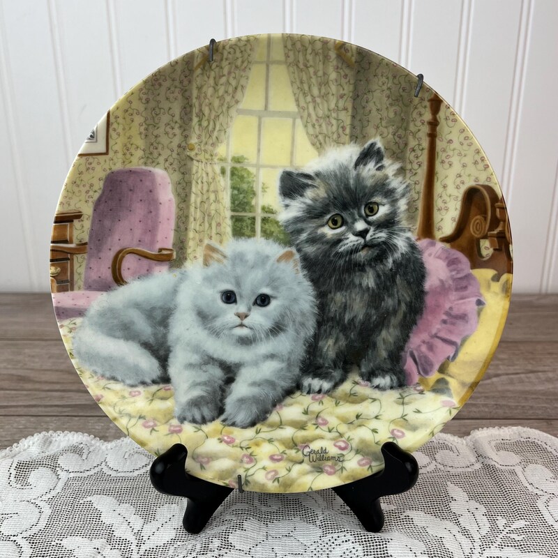 Cat Decorative Plate - Etsy