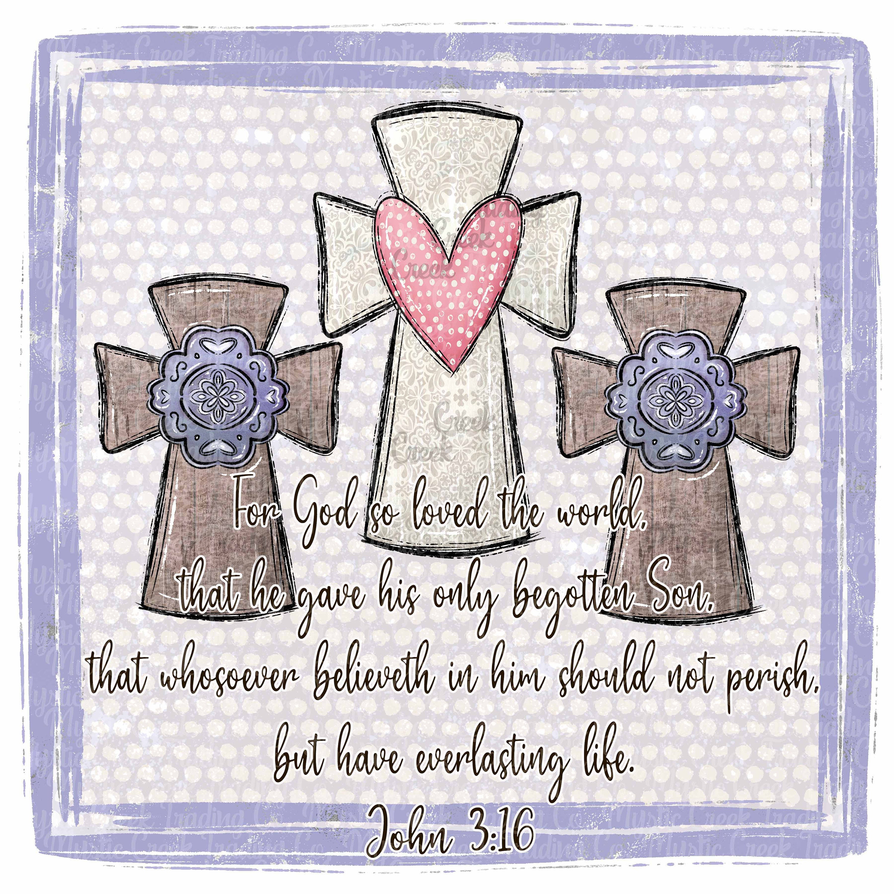 Easter Cross Heart PNG Instant Download Purple Pink Love Sublimation ...