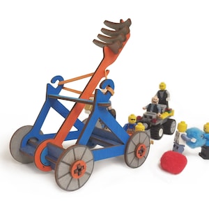 DIY Wooden Miniature Catapult Kit, STEM Physics Kit, Children's Toy ...