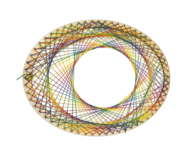 DIY String Art, String Fractals Together, STEM/STEAM Arts and Math ...