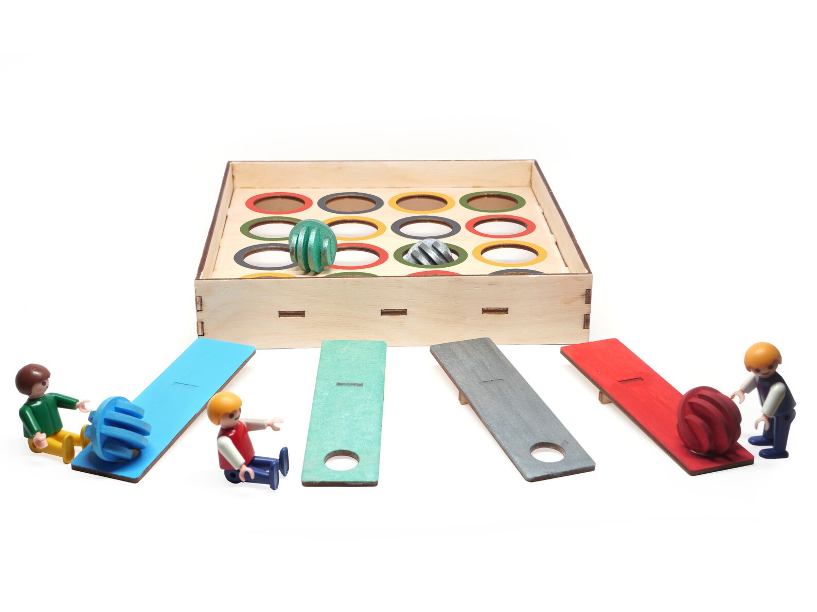 DIY Flying Sprites Game, STEM Physics Toy, Wooden Ball Launcher, DIY ...