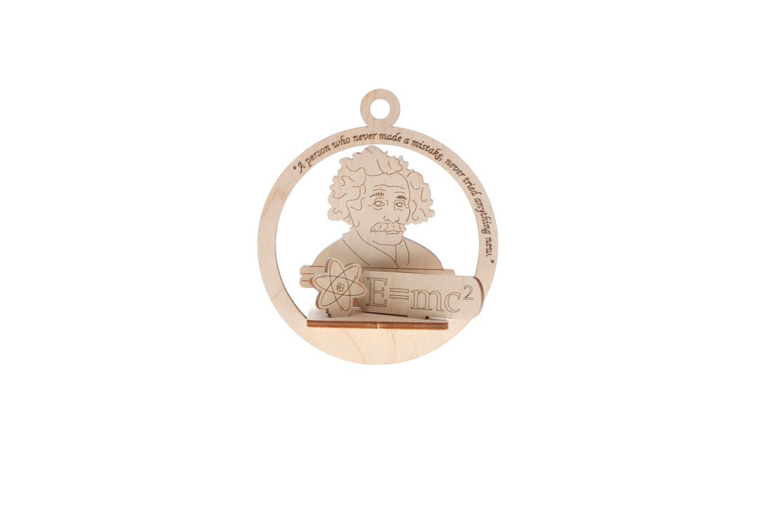 Albert Einstein Christmas Ornament Gifts for Physics Lovers, Science ...