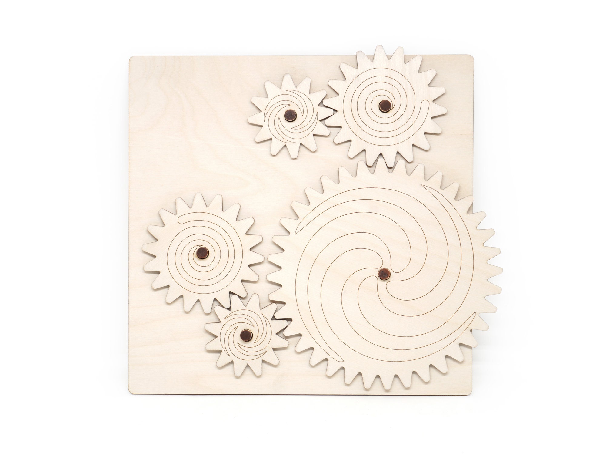 Lasercut Gears, Wooden Gears, Gear Toys, Gear Board, Montessori Toys ...
