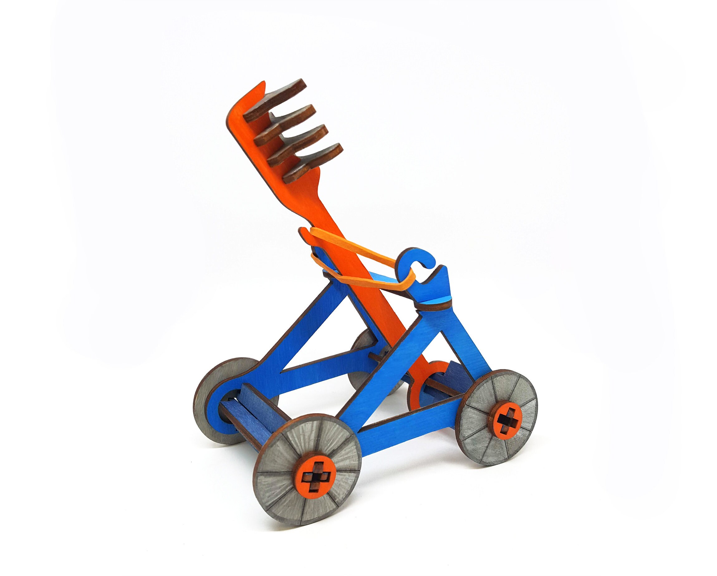 DIY Wooden Miniature Catapult Kit, STEM Physics Kit, Children's Toy ...