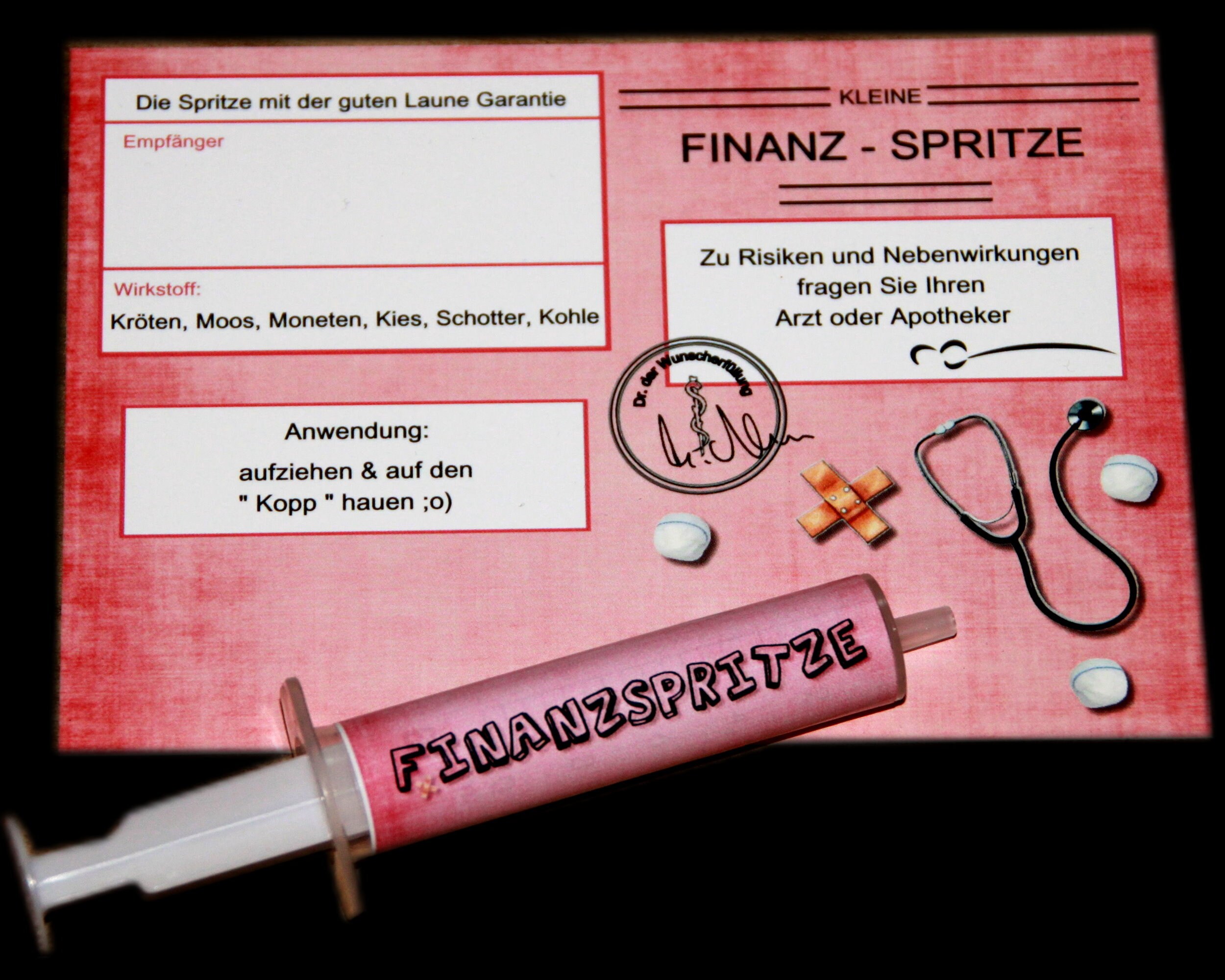 Geldspritze Finanzspritze Geldgeschenk Geburtstag | Etsy