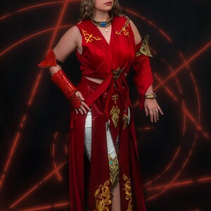 Final Fantasy XIV FF14 Lyse Hext Cosplay Costume Red Dress - Etsy