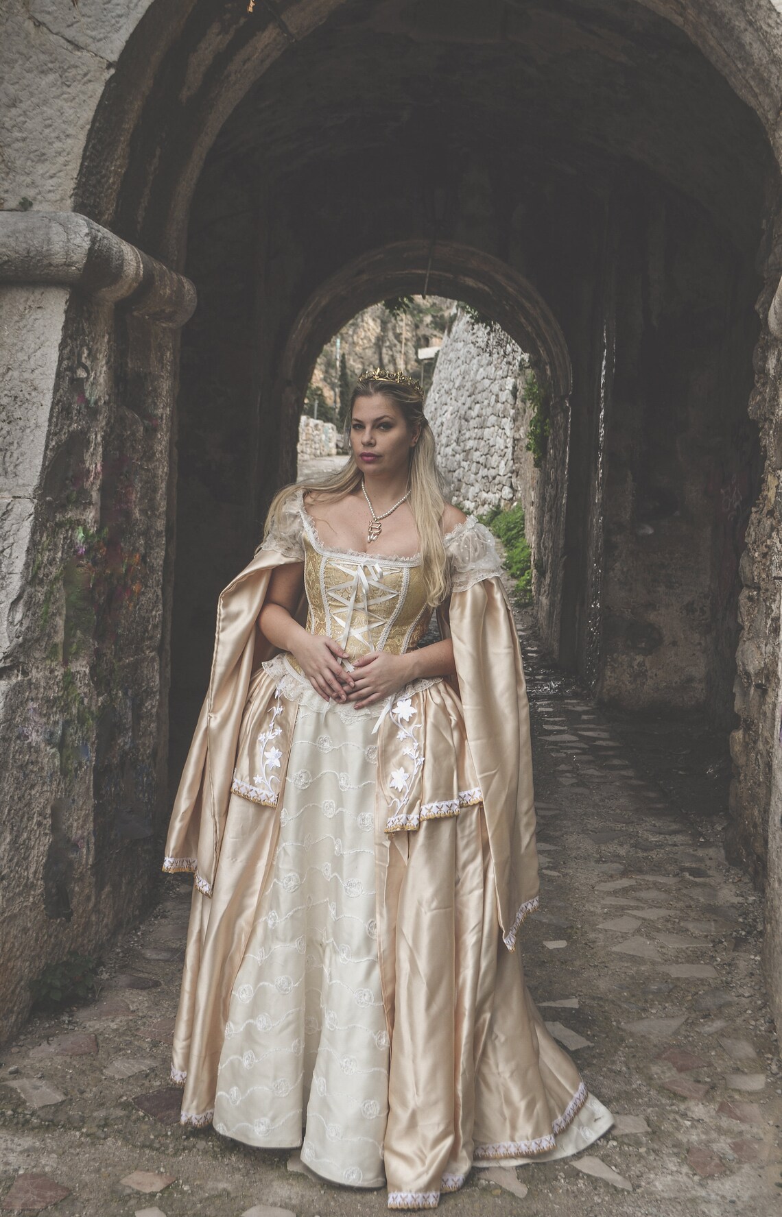 REN FAIRE Renaissance Fair Dress Theater Costume Medieval Tudors Maiden ...