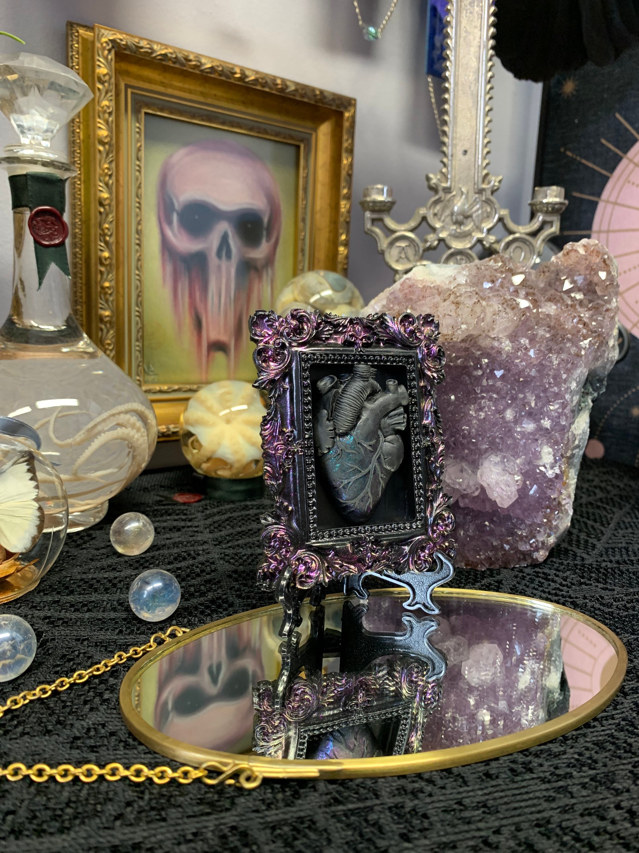 Anatomical Heart Frame Occult Decor Dark Home Decor - Etsy