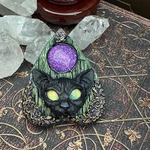 Vampire Sphynx Cat Ouija Planchette - Spirit Board Planchette - Etsy