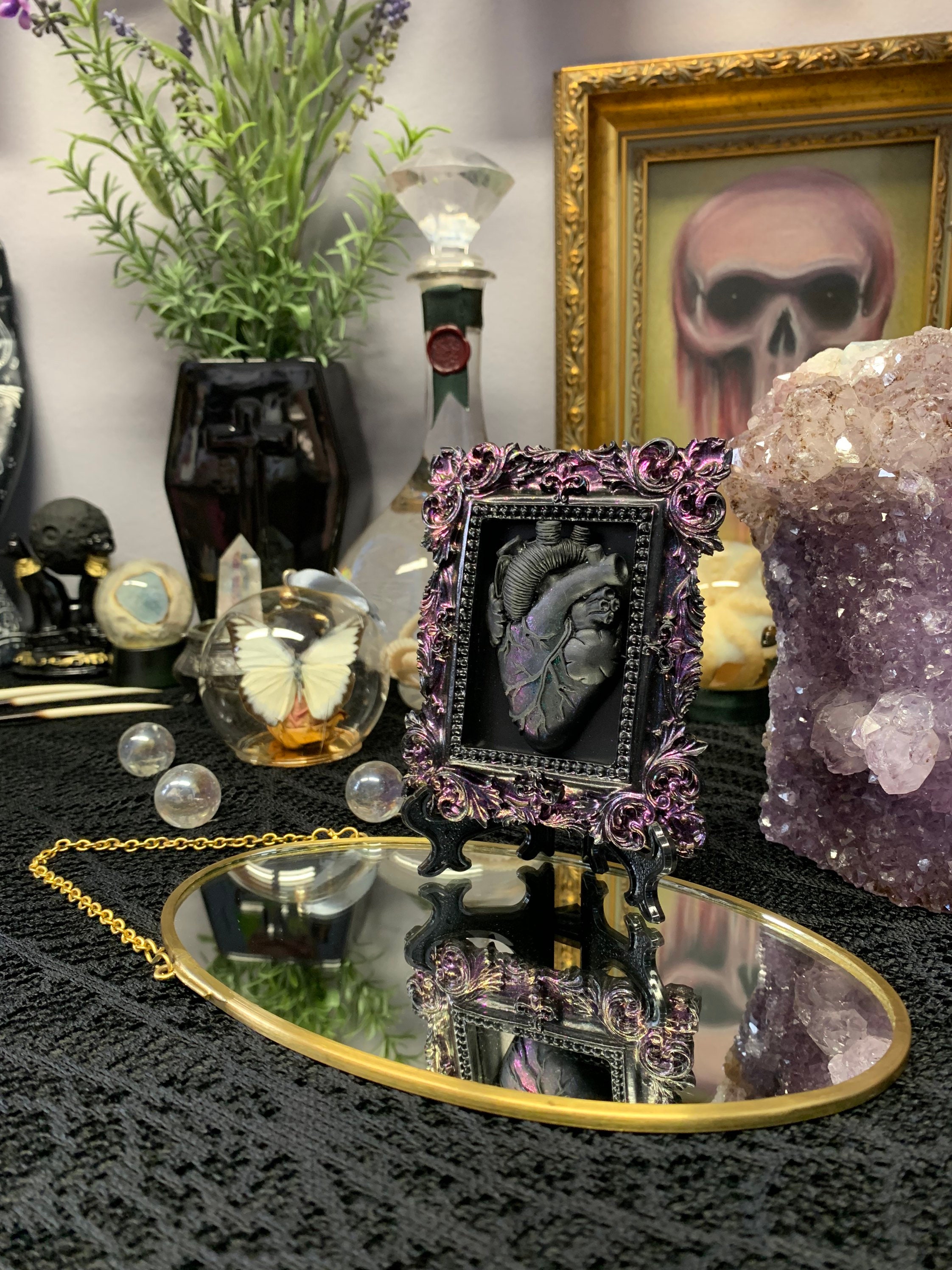 Anatomical Heart Frame Occult Decor Dark Home Decor - Etsy