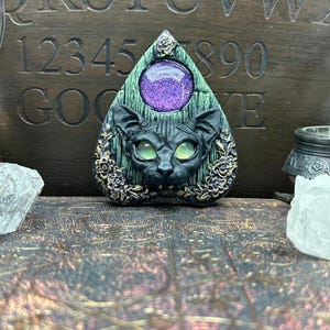 Vampire Sphynx Cat Ouija Planchette - Spirit Board Planchette - Etsy