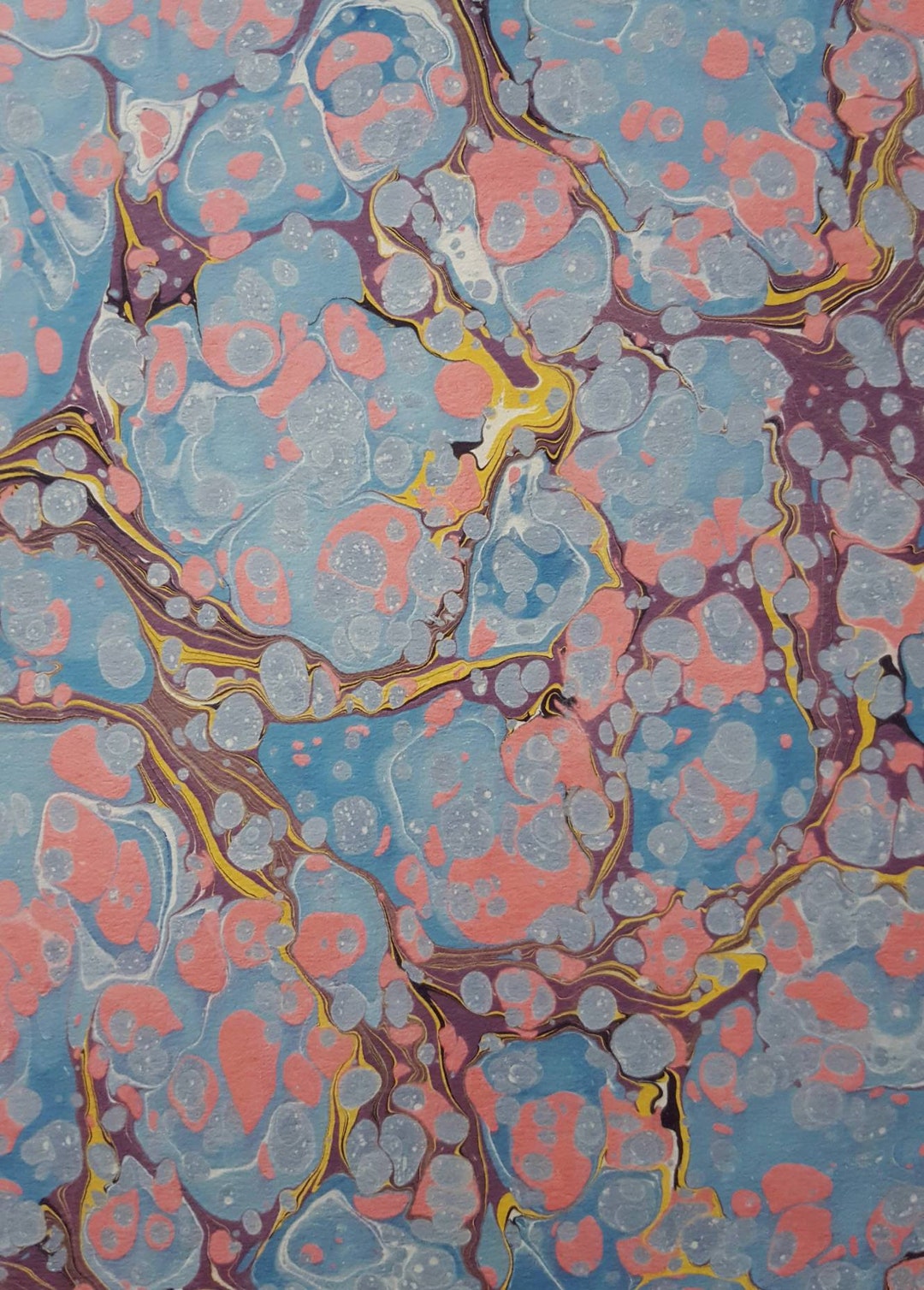 Marbled Paper Handmade Traditional Crafts and Paper Arts 50 X 35 Cm ...