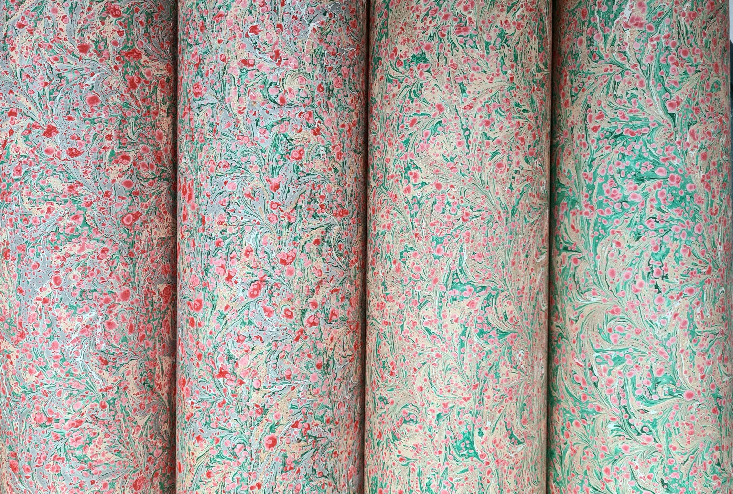 Handmade Marbled Paper Decorative, Bookbinding, Scrapbooking Paper(49.5 ...