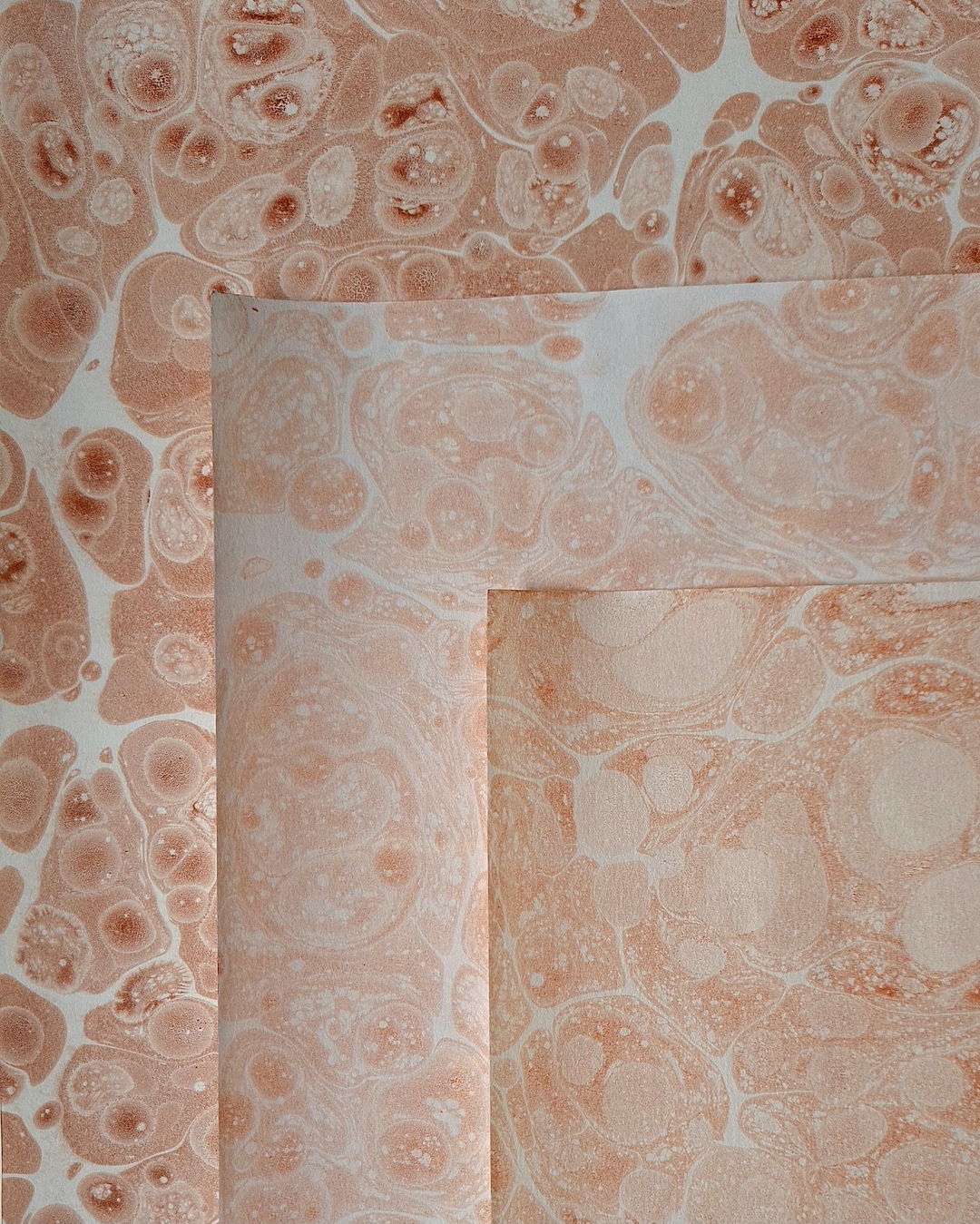 Handmade Marbled Paper, Bookbinding Endpaper, Stationary, Scrapbooking ...