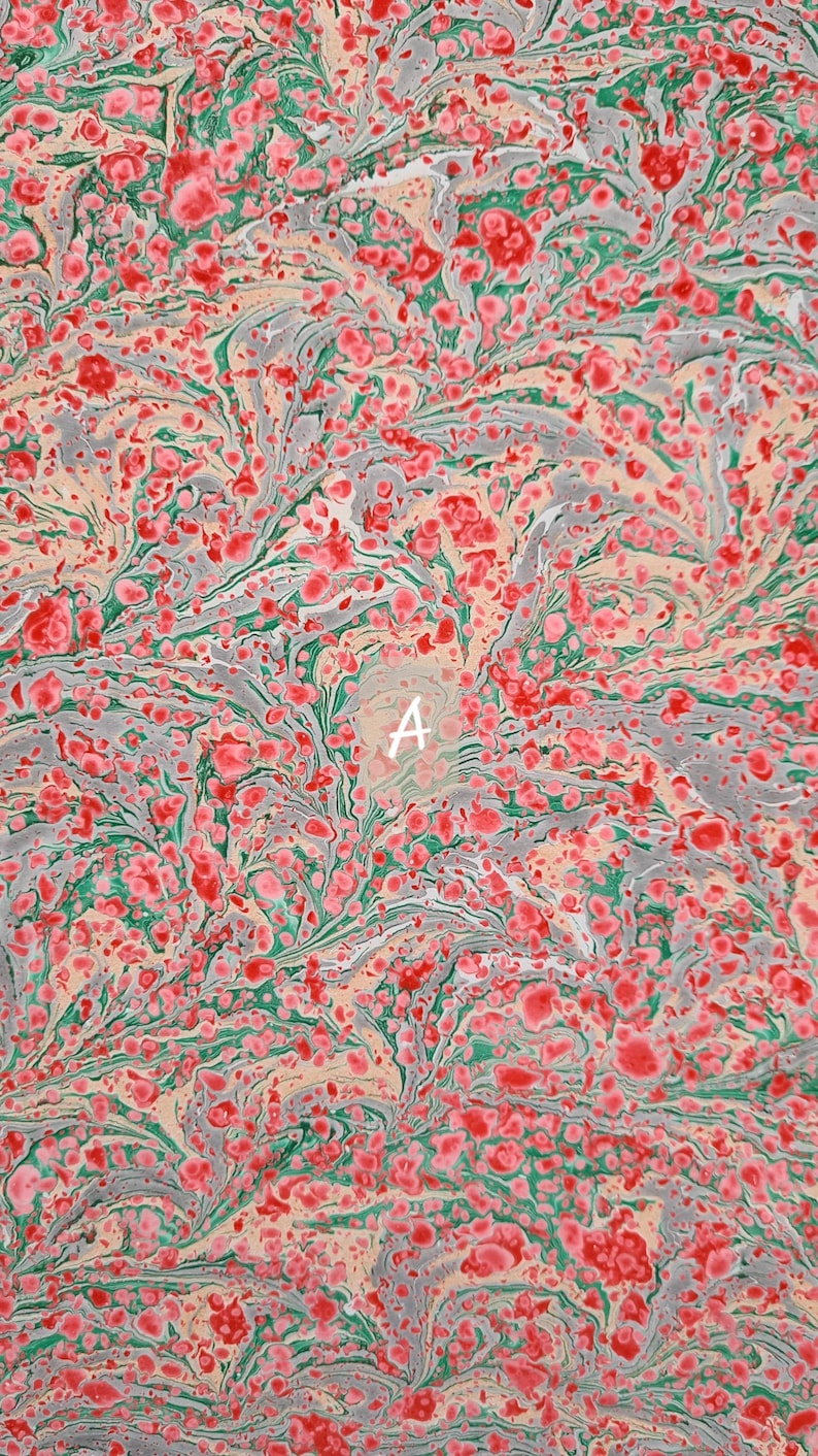 Handmade Marbled Paper Decorative, Bookbinding, Scrapbooking Paper(49.5 ...