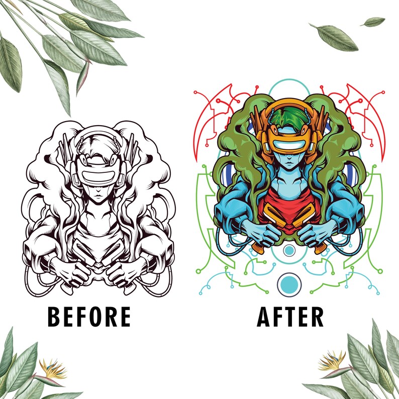 Logo Vectorization, Vector Art Conversion, Raster to Vector Services, Vector Tracing ...