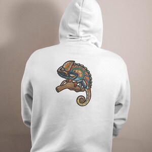 Chameleon Machine Embroidery Design - Etsy