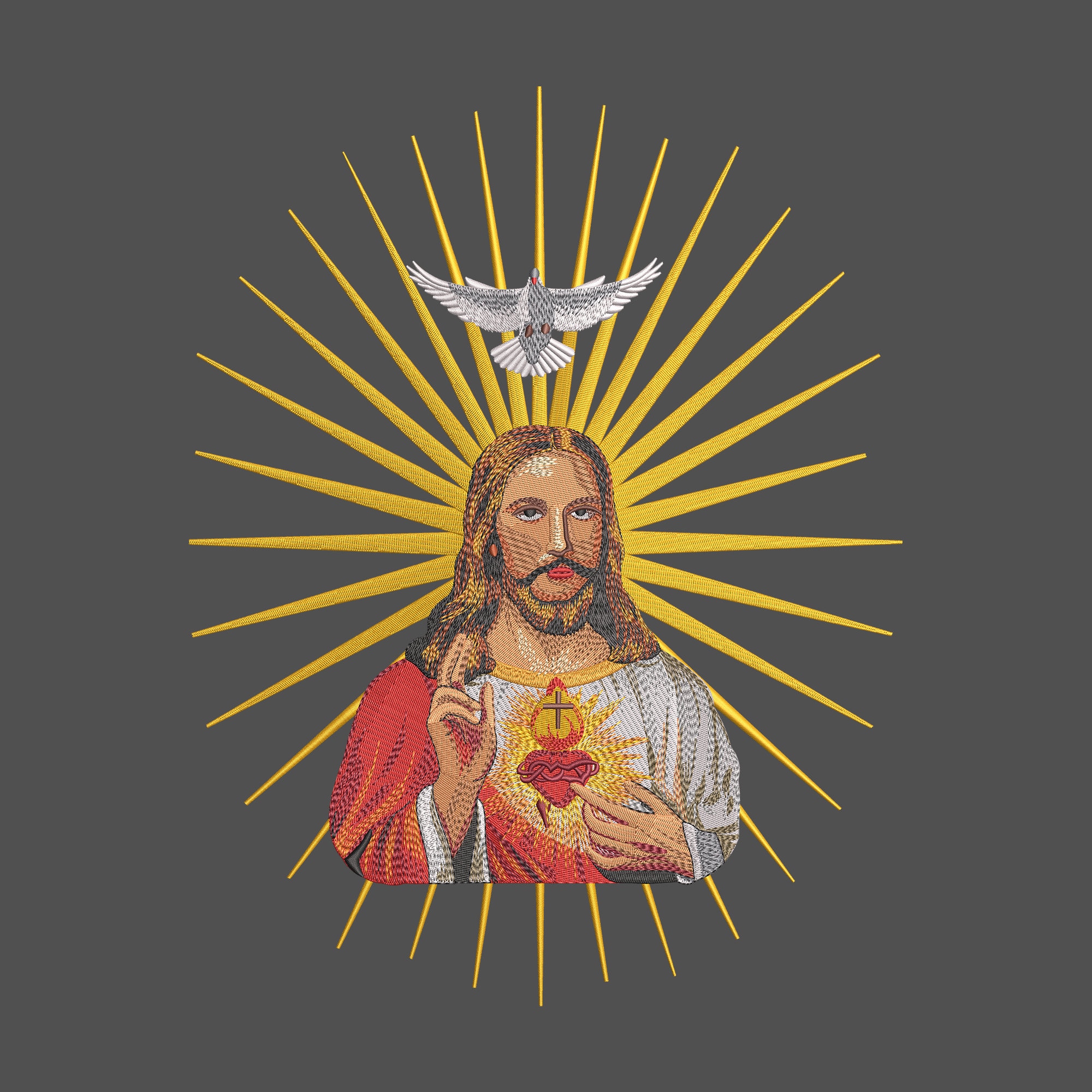 Jesus Christ Machine Embroidery Designs Digitized Embroidery - Etsy ...