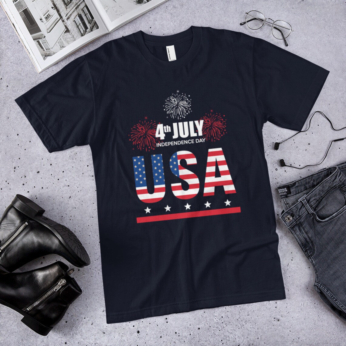 Independence Day USA T-Shirt | Etsy