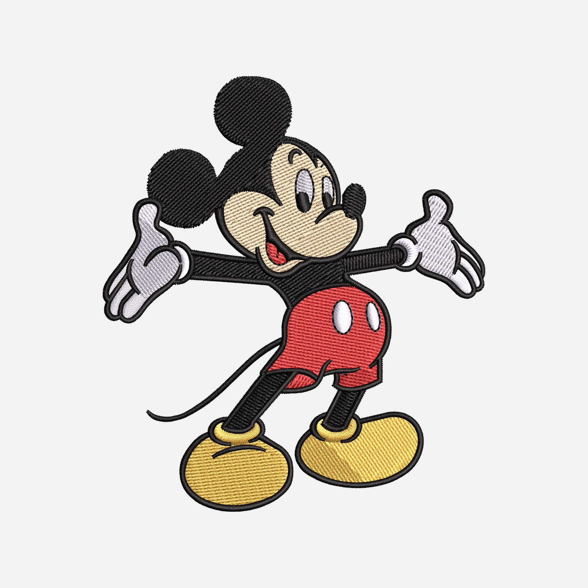 Mickey Mouse Cartoon Digitized Embroidery Designs - Etsy