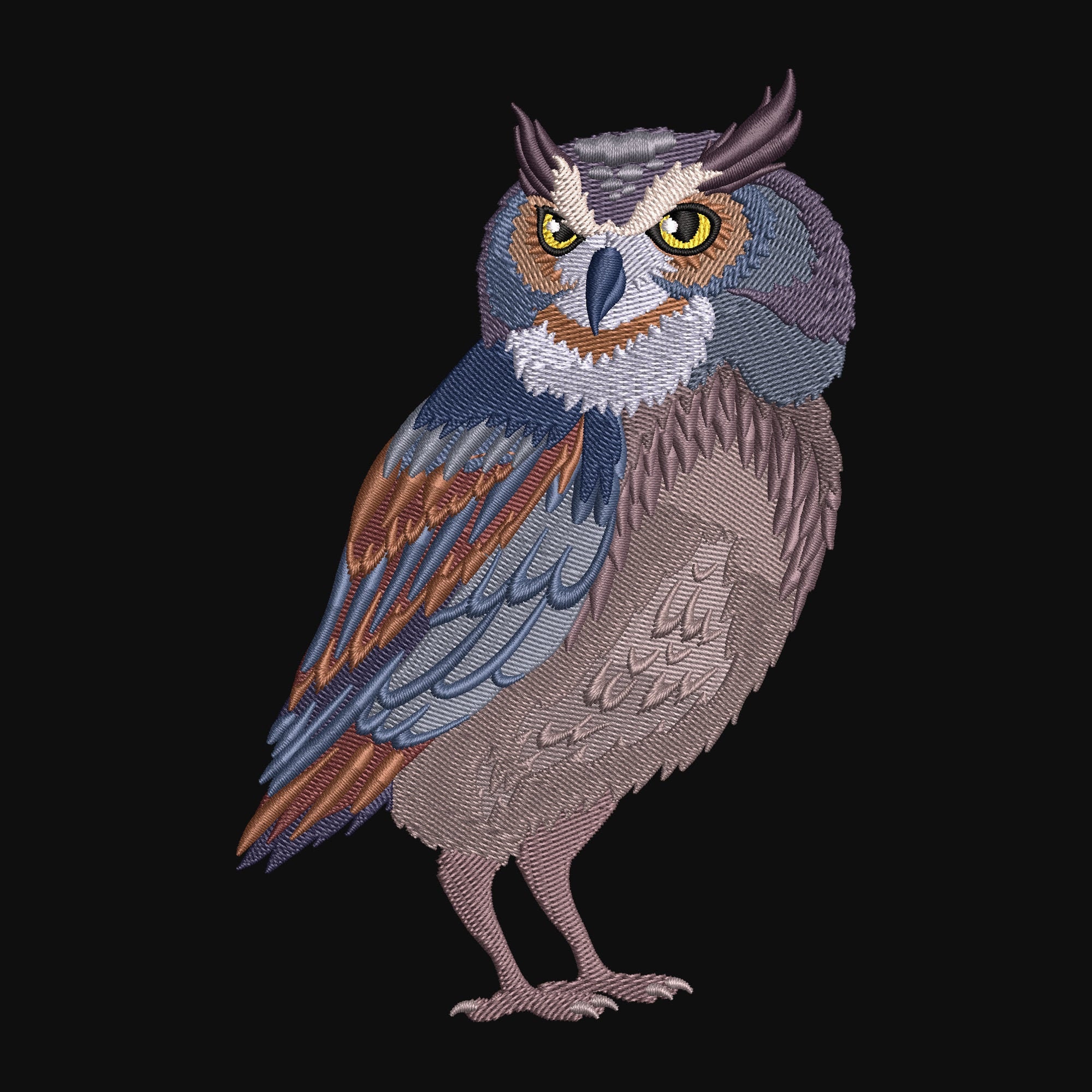 Gwen Frostic Owl Clipart