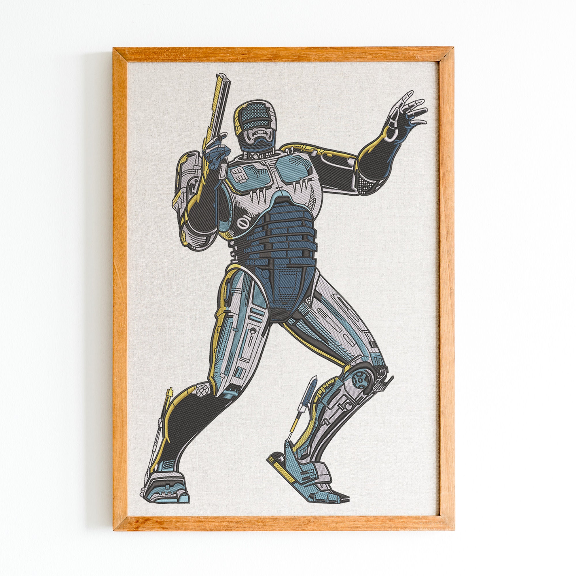 Robocop Digitized Embroidery Design, Embroidery Design - Etsy