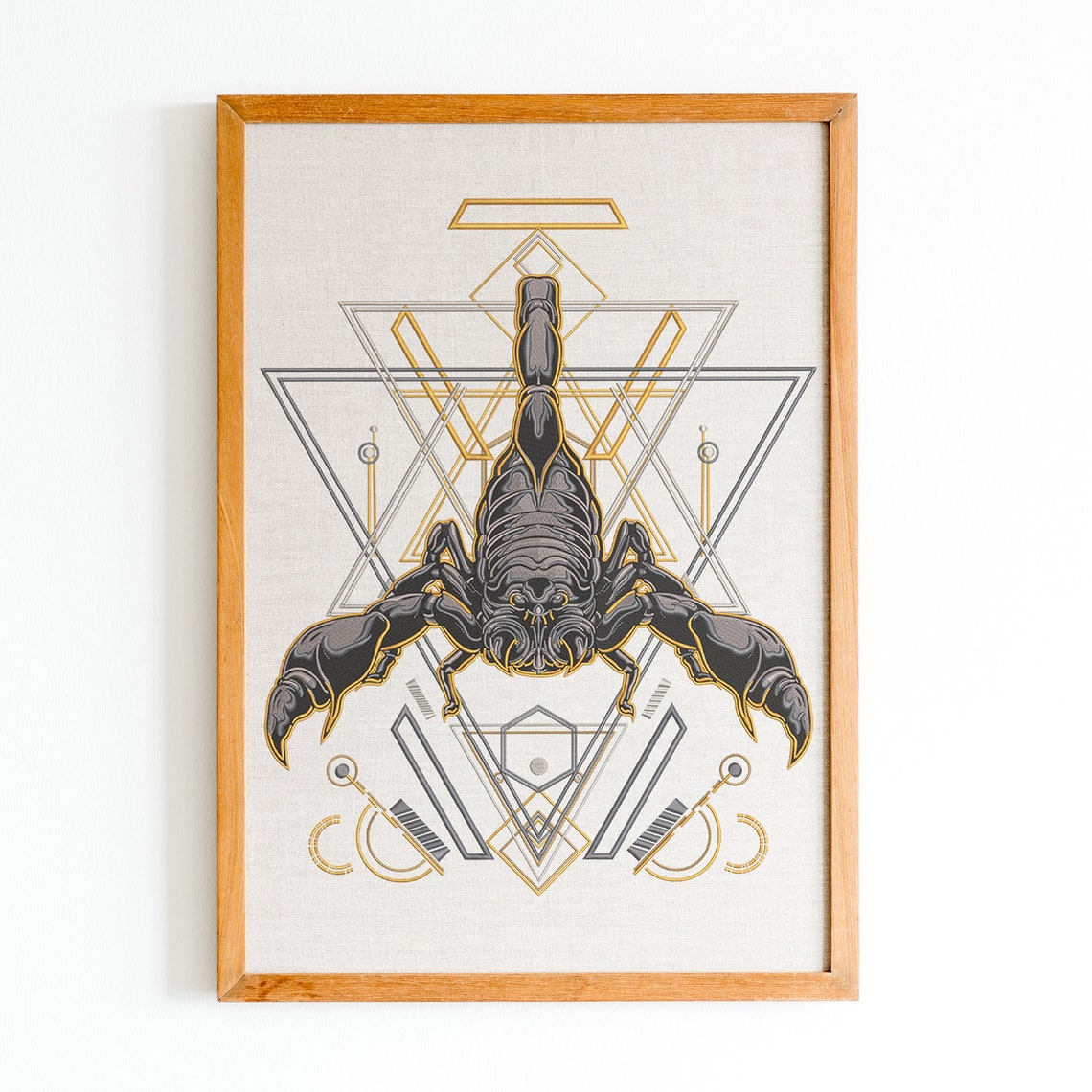 Scorpion Machine Embroidery Design, Digitized Embroidery Design ...