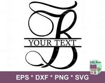 Split letter b | Etsy