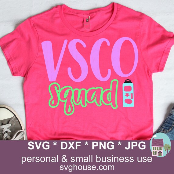 VSCO Squad SVG Cut Files For Cricut And Silhouette | Etsy