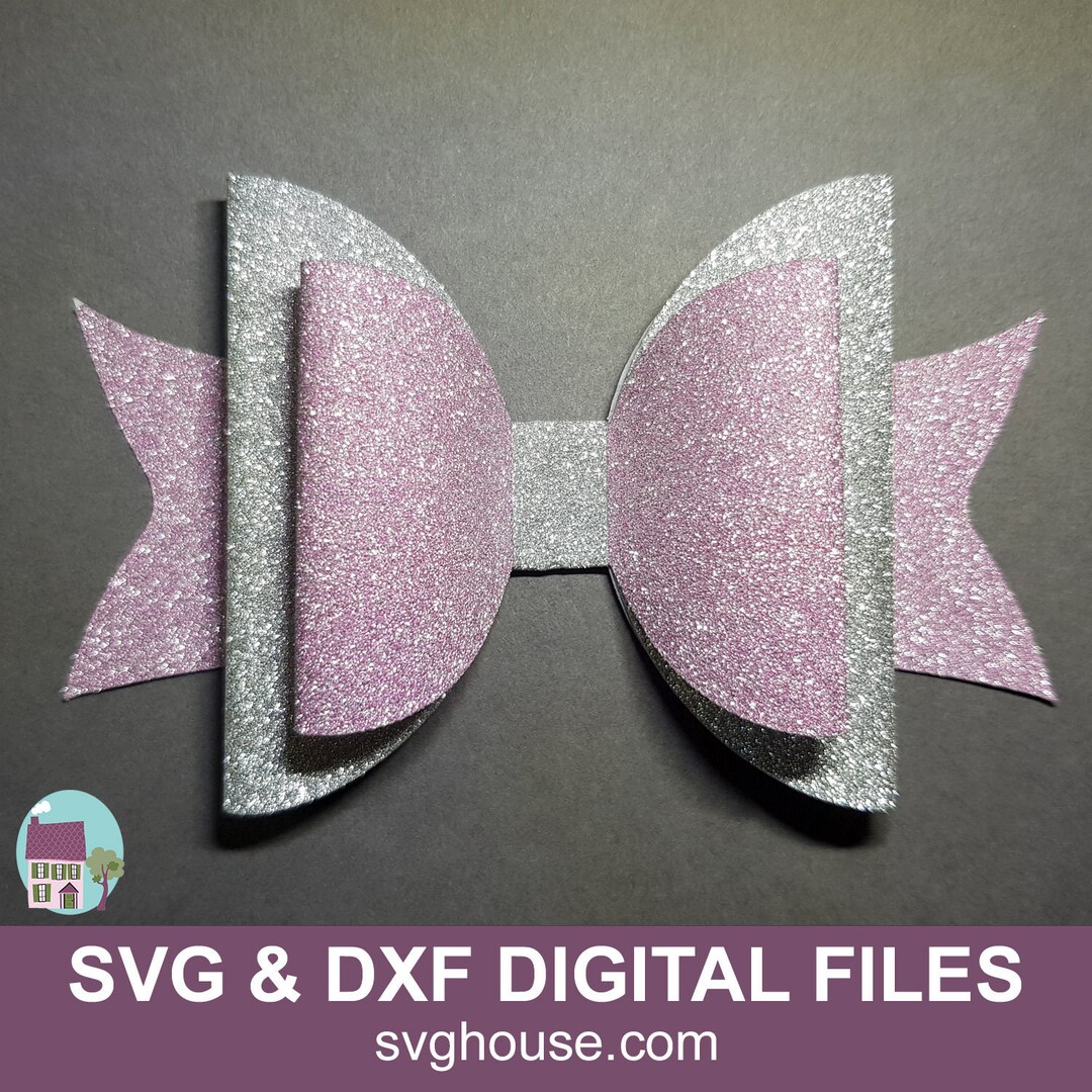 Avery Double Bow Template SVG for Cricut and Silhouette - Etsy UK