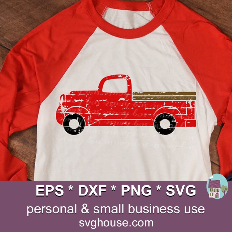 Red Truck Svg Bundle Vector Cut Files for Silhouette and - Etsy Canada