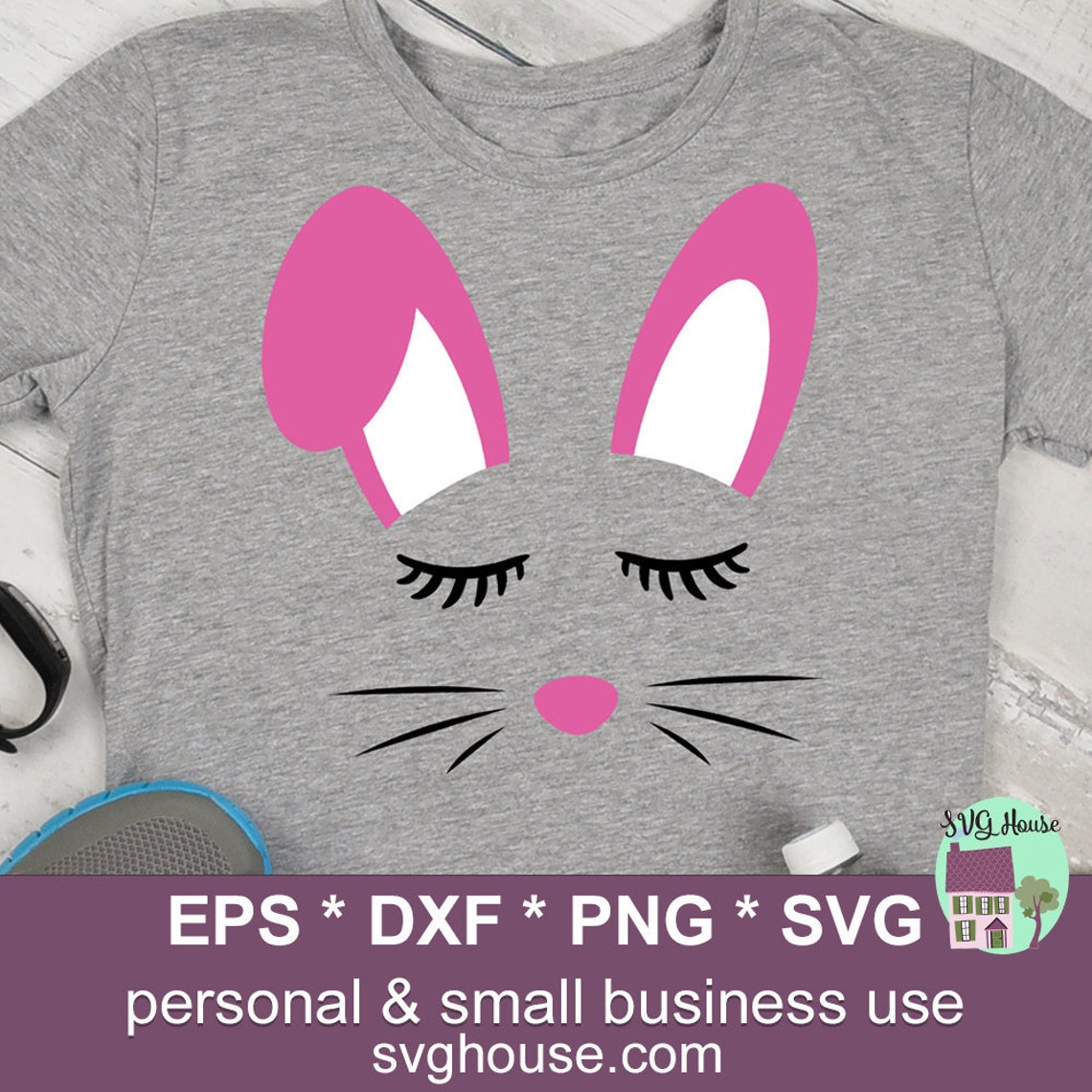 Bunny Face Svg Rabbit Face Svg Cute Bunny Face Svg Bunny | Etsy